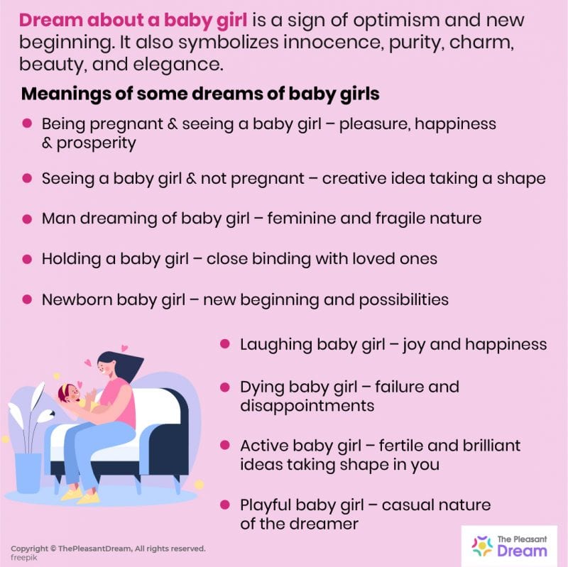 Dreaming of Having a Baby Girl – 40 Dream Scenarios with Meanings