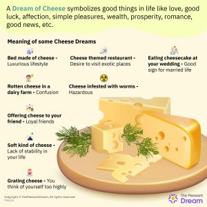 Dream of Cheese - Is It New Beginnings of Romantic Relationship?