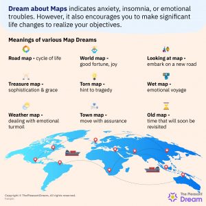 Maps Dream Meaning: Route Leading To Various Scenarios