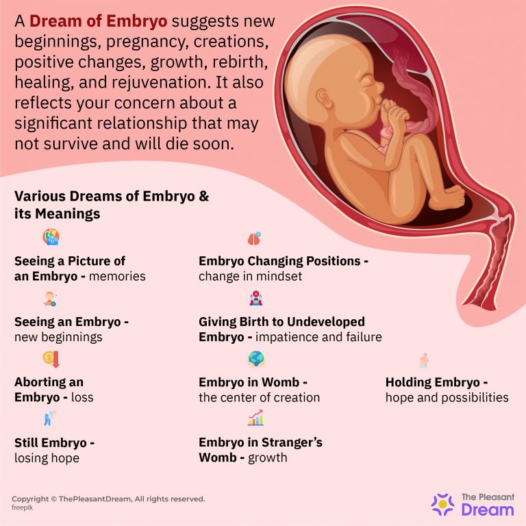 Embryo Dream Meaning – It Suggests Rebirth and Growth in Life